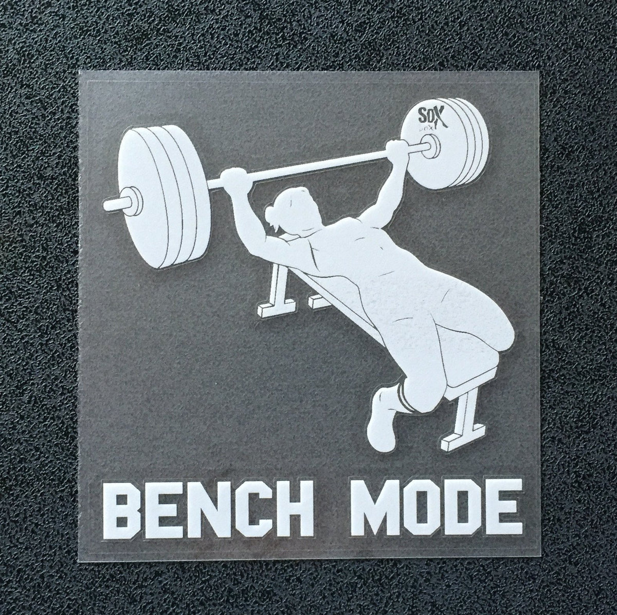 Bench Mode (Woman) Decal – The Sox Box
